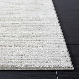 SAFAVIEH Vision Collection Area Rug - 8' x 10', Ivory, Modern Ombre Tonal Chic Design, Non-Shedding & Easy Care, Ideal for High Traffic Areas in Living Room, Bedroom (VSN606J)