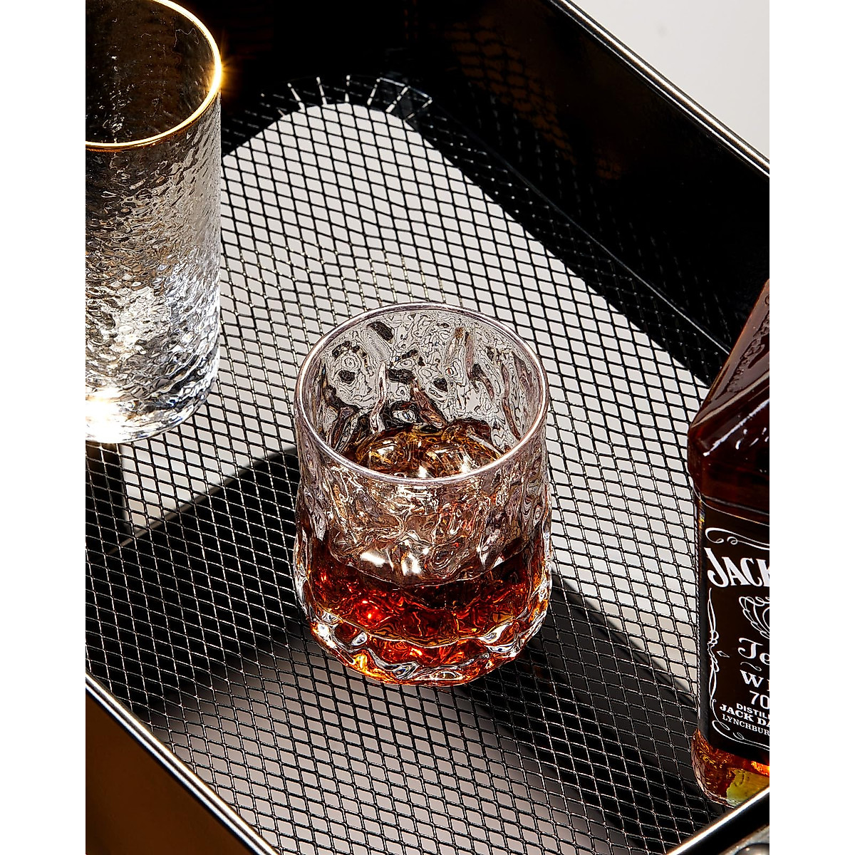 Pipishell 3 Tier Mesh Utility Cart, Rolling Metal Organization Cart with Handle and Lockable Wheels, Multifunctional Storage Shelves for Kitchen Living Room Office Black