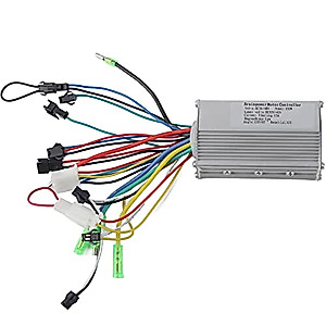 VGEBY Ebike Motor Controller, Aluminium Alloy 36V/48V 350W Brushless Controller for Electric Bicycle Electric Scooter