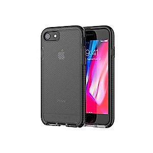 Tech21 Evo Check for iPhone SE 2022 (3rd Gen), SE 2020, 7/8 Phone Case with Ultra-Protective Phone Case with 16ft Multi-Drop Protection