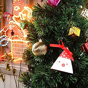 Toyvian 160PCS Christmas Ornament Hooks Durable Stainless Steel Hooks S Shaped Multifunctional Hooks for Christmas Tree Decoration