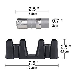 JDMON Compatible with New Hydraulic Roller Lifters Set of 16 and 4 Guide Trays Chevy LS1 LS2 LS3 LS6 LS7 LQ4 LQ9 LY5 LY6 LM7 4.8 5.3 5.7 6.0 GM Replace 12499225 HL124