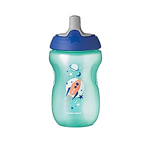 Tommee Tippee Sportee Toddler Sports Sippy Cup | Spill-Proof, BPA-Free – 12+ months, 10oz, 3 Count