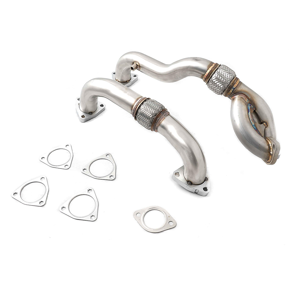 2008-2010 Ford 6.4 Powerstroke Heavy Duty Up Pipe Set F250 F350 F450