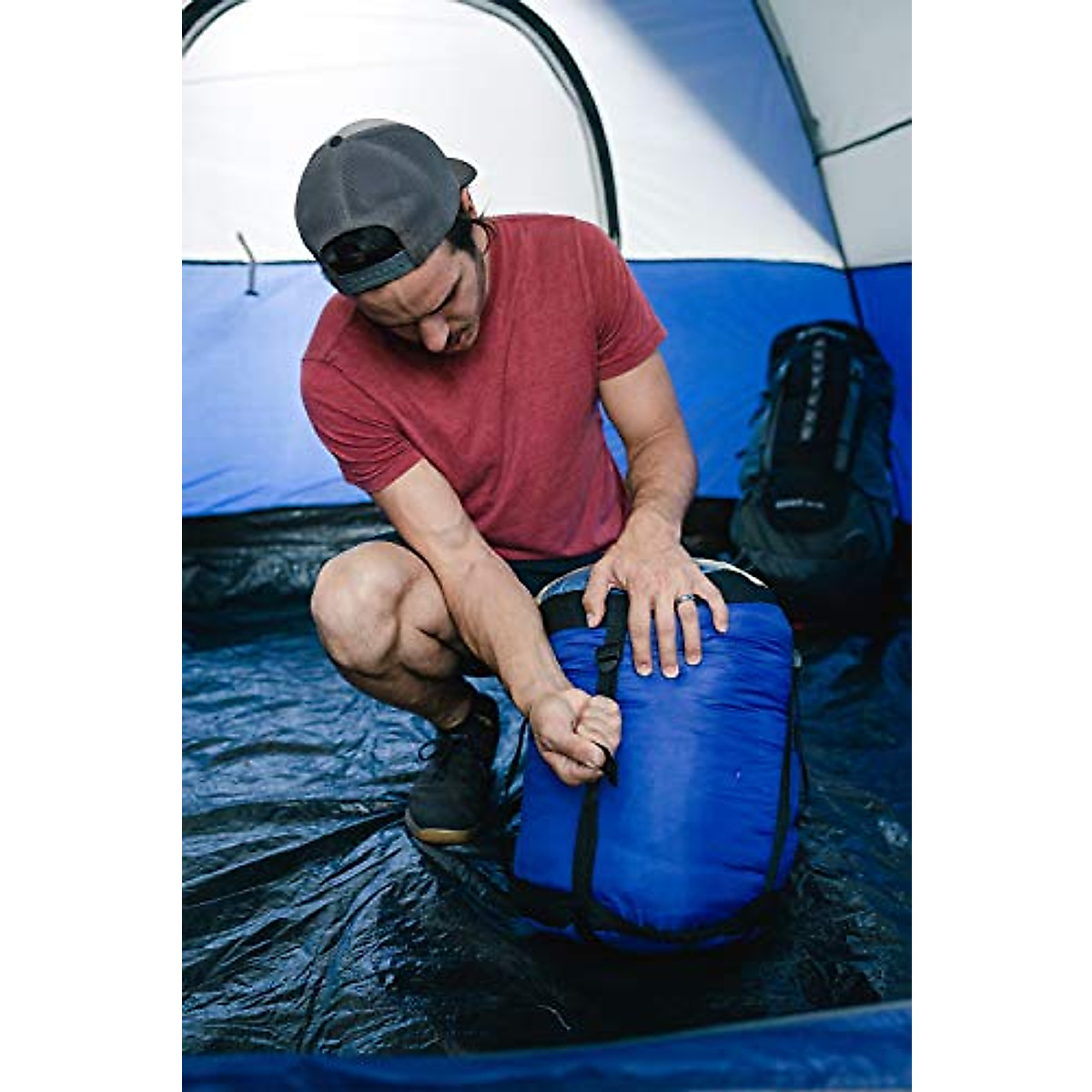 Stansport Prospector 5 Lb Rectangular Sleeping Bag - 33 in X 75 in, Purple