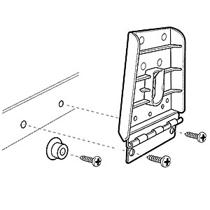 Igloo Cooler Hybrid Stainless/Plastic Latch Post & Screws, 2-Pack