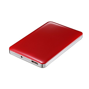 BIPRA U3 2.5 inch USB 3.0 NTFS Portable External Hard Drive - Red (80GB)