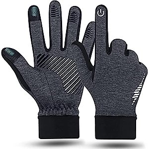 BONFAD Winter Warm Gloves for Men Women Touchscreen for Running Driving Cycling Working Hiking (S)