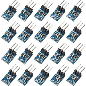 20 Pieces 3 Pins AMS1117-3.3 DC 4.75V-12V to 3.3V Voltage Regulator Down Power Supply Buck 800mA Module
