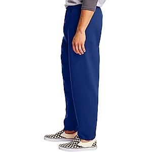 Hanes Men's EcoSmart Non-Pocket Sweatpant, Deep Royal, Medium