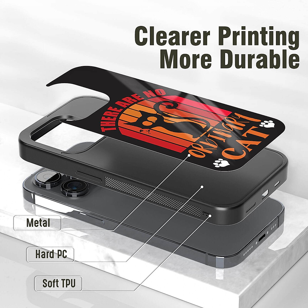 Personalized Cats Phone Cases for Dog Lover Mom Dad Women Men Red Cute Cat Design Protection Cover for Samsung Galaxy S10 S20 S21 S22 S23 S24 S25 Ultra Plus FE Edge for iPhone Moto for Pixel