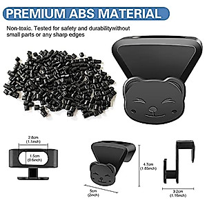 18 Pcs Space Saving Hanger Hooks, Clothes Hanger Connector Hooks, Heavy Duty Cascading Hanger Hooks for Organizer Closet, Fits All Hangers