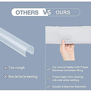 menlexly Soft Strip Sets-Grey-3 Pieces,Long Pieces (Length 51 in,width7in,2 Short Pieces (Length 27.5 in,Width 7 in)