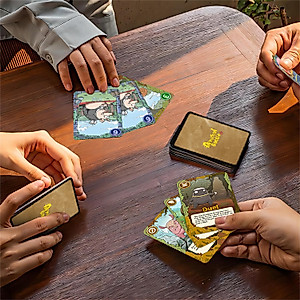 Animal Battle Party Card Games For Family Game Night - Best Gift For Adults, Teens & Kids And Fans Of Family Games , Board Games And Card games - Easy Fun Family Party Games - 2-8 Players - Age 7+