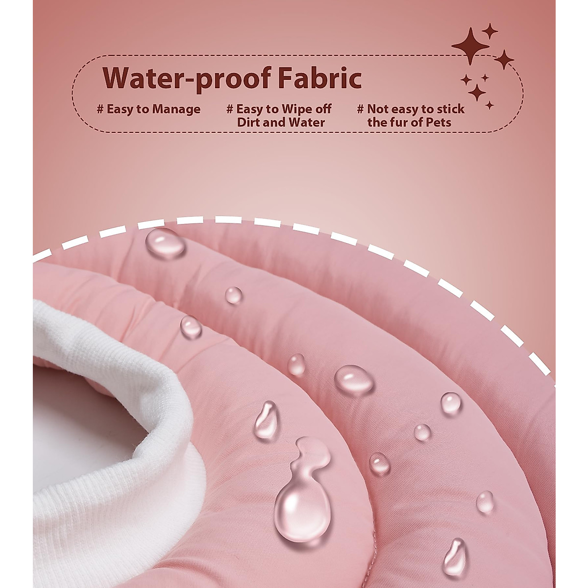 Soft Dog Cones, Recovery Dog Donut Collar After Surgery-Cone of Shame Alternative, Pet Elizabethan E-Collar Anti-Bite Lick Wound Healing Adjustable for Small Large Medium Dogs-BARDIMIES