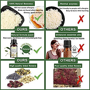 Complete Candle Making Kit with Wax Melter, Making Supplies,DIY Arts&Crafts Gift for Kids,Beginners,Adults,Including 500w Electronic Stove,Wicks,Rich Scents,Dyes,Melting Pot,Candle tins