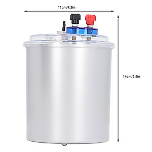 Electric Calorimeter,Double Wall Electric Calorimeter Accurate Measurement for High School Students White