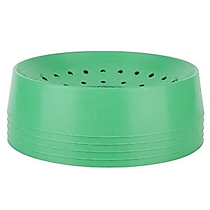 Weiyirot Bird Breeding Bed, 5 Pcs Plastic Bird Nesting Bowl Egg Basin with Mat, Cage Accessory Supplies, Breathable, Washable, Easy to Dry