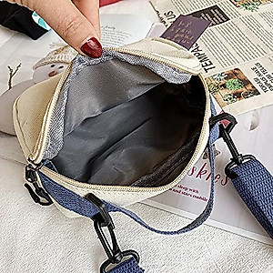 MBVBN Kawaii Purse Crossbody Bag Kawaii Wallet Kawaii Crossbody Bag Kawaii Corduroy Purse Mini (Beige)