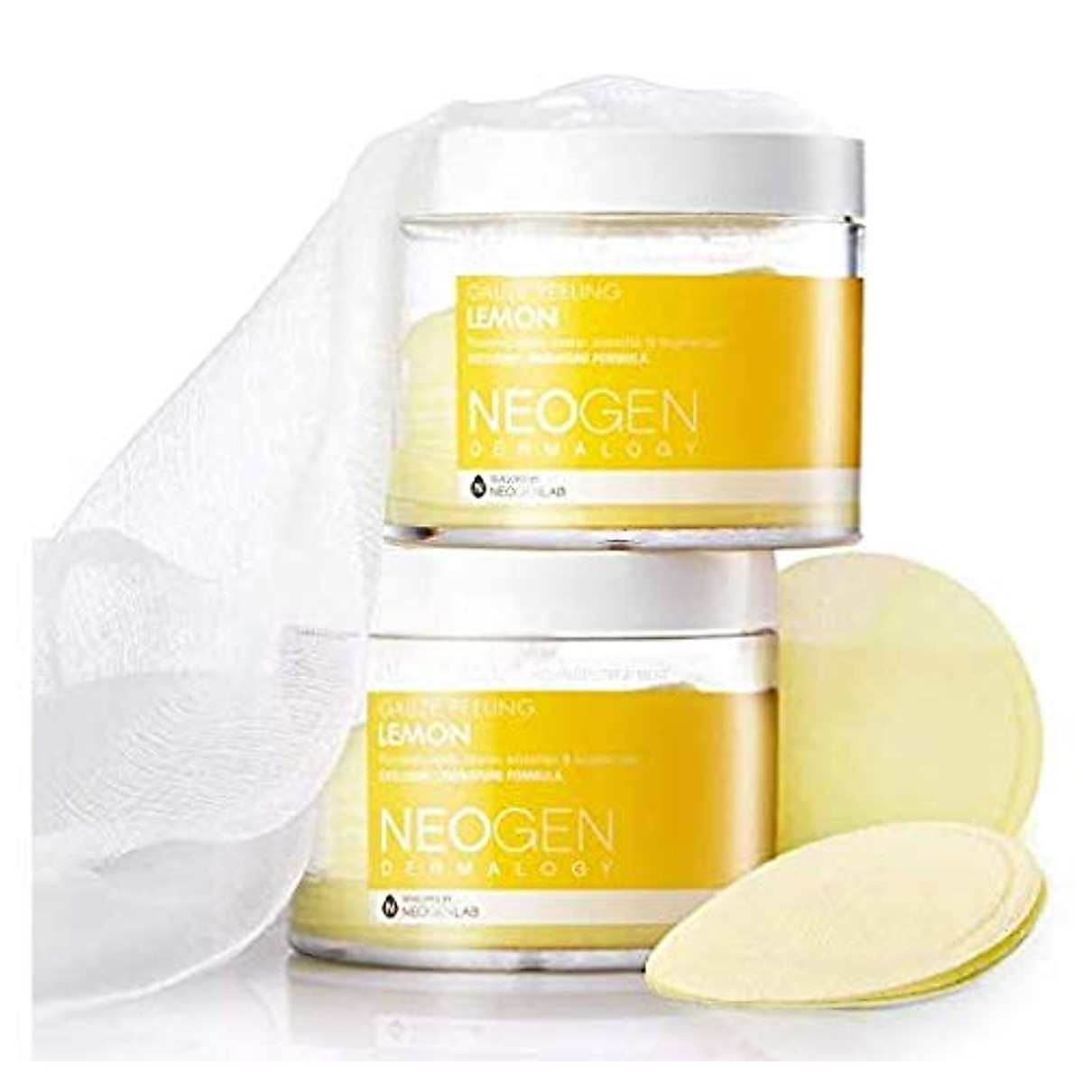 DERMALOGY by NEOGENLAB Bio-Peel Gauze Peeling Pads, Lemon, 30 Count