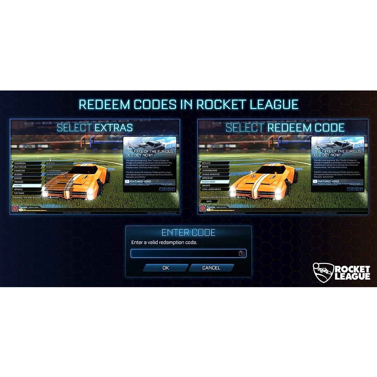 Rocket League Mini Pull-Back Racer Car Mystery Balls Factory Sealed Box of 20