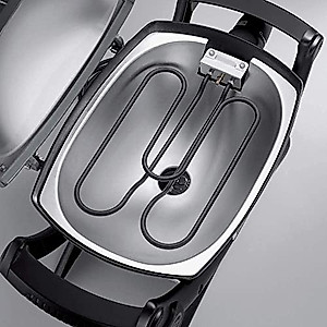 Weber 52020001 Q 1400 Electric Grill Dark Grey Bundle with Weber Q Portable Cart for Weber Q 1000 / Q 2000 Grill Black