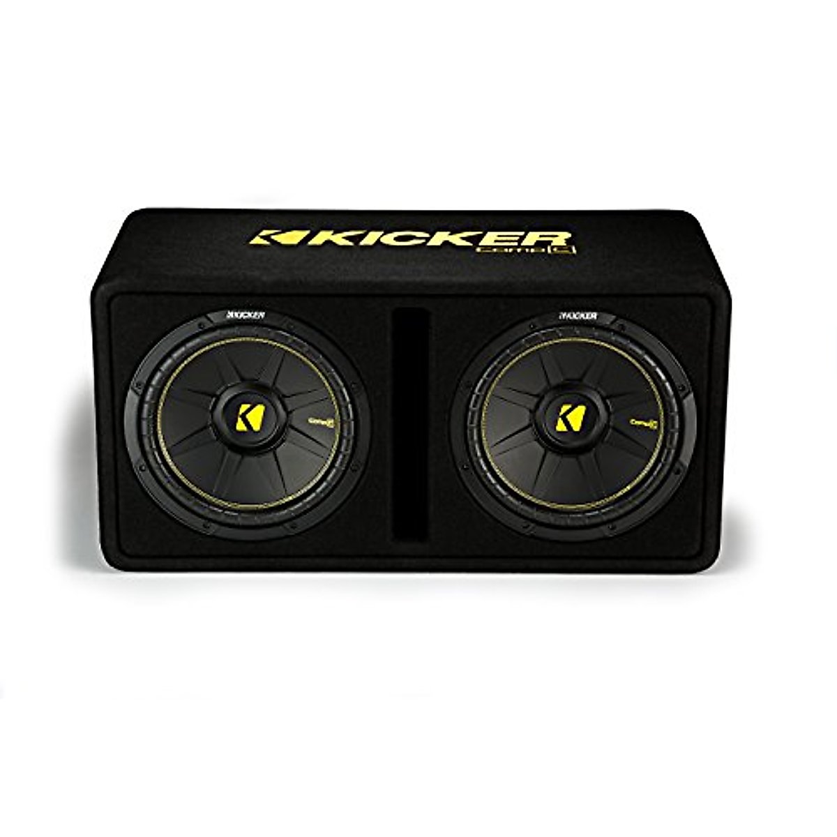 Kicker 44DCWC122 Dual CompC 12" Subwoofers in Vented Enclosure 2-Ohm