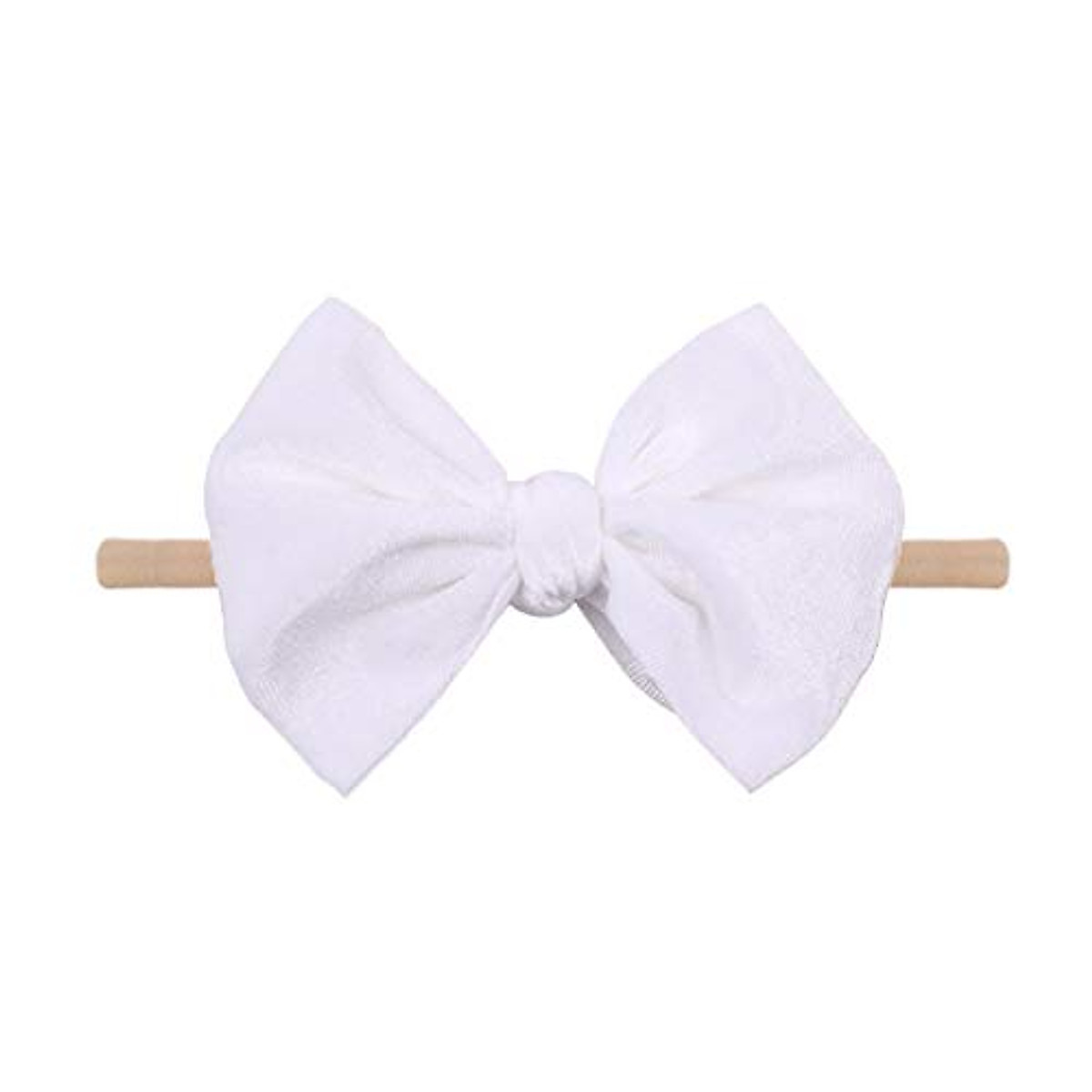 YanJie Baby Leopard Velvet Bow Headbands - 3 Pack Cotton Nylon Headband Baby Photography Hair Bow (4.5 black-velvet)