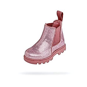 Native Kids Shoes Girl's Kensington Treklite Glitter (Little Kid) Pink Glitter/Temple Pink 2 Little Kid M