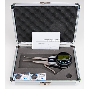 Fowler 54-554-622 Internal Electronic Caliper Gage, 0.200-1" Measuring Range, 0.005" Resolution, 0.0008" Accuracy