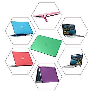 mCover Hard Case Only Compatible for 13.5" Microsoft Surface Laptop (5/4 / 3/2 / 1) with Alcantara Keyboard - Clear