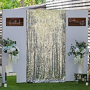 Jetec 2 Pieces Wooden Guest Book Sign Cards and Gifts Wedding Sign Rustic Farmhouse Hanging for Wedding Cabin Beach Rental House Home Decor (Brown)