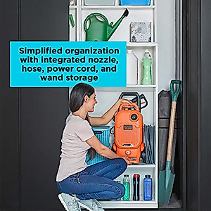 BLACK+DECKER Electric Pressure Washer, Cold Water, 1850 PSI, 1.2 GPM (BEPW1850)