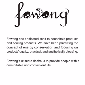 fowong Door Draft Stopper Double Side Adjustable Seal Bottom of Doors 30" to 36" Noise Blocker Cover Gap up to 1.5" Soundproof Interior Front Draft Guard Grey