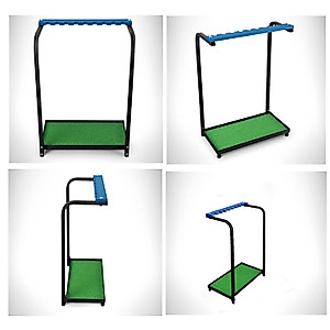 Nisorpa Acrylic Golf Club Organizer Rack Golf Club Display Stand Rack Holder Shelf Golf Putter Rack Holder Stand Metal Golf Club Stand 9 Putters