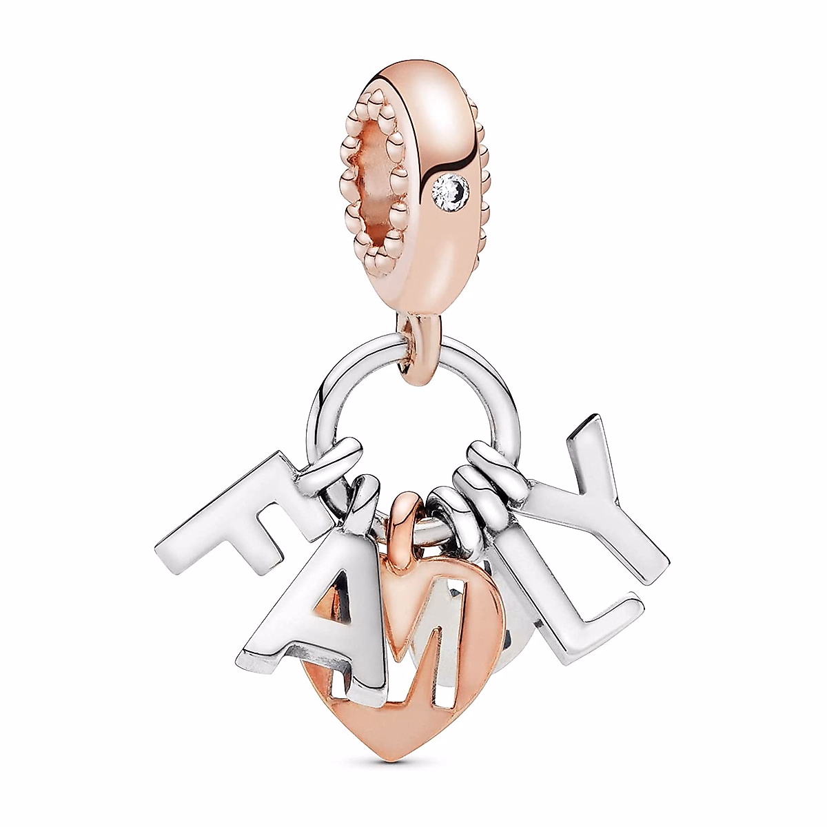 Annmors Family Dangle Charm fits Bracelets, 925 Sterling Silver-Lucky Charm for Woman Pendant Bead,Jewelry Beads Gifts for Women Bracelet&Necklace