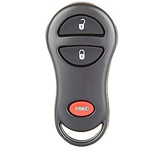 SELEAD Flip Key Fob 3 Buttons Keyless Entry Remote fit for 1999-2004 for Jeep for Cherokee for Grand Cherokee for Dodge for Dakota for Durango for Ram 1500 for Ram 2500 Antitheft GQ43VT9T 1pc US Stock