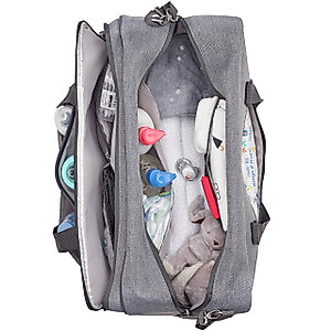 Babymoov Traveler Carry On Bag, Multi-Function, Lightweight, XL Size with 11 Pockets and 6 Accessories for Organized Storage (Perfect for Moms & Dads)