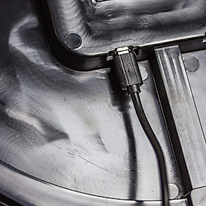 Parts & Accessories LED Light Rope Sign, Electric Red LED Light Rope with Neon Effect Outlines Sign, 16” Oval Shaped, Officially Licensed, Plug-in or Battery Powered Wall Decor