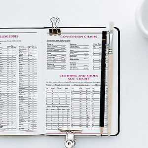 Holoary 2024 Diary, Daily Planner, January 2024 - December 2024 with 12 Monthly Tabs, 5.7’’×8.3’’ Appointment Notebook with Calendar, Inner Pocket and Sticker (Black)