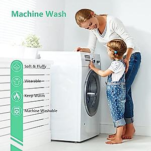 Wearable Blanket Oversized Hoodie Sweatshirt Women Men Hooded Pullover Flannel Fleece Comfy Clothes with Pocket & Long Sleeves Soft Warm Lounging Adult Teens Christmas Gifts (Cat, Adult)