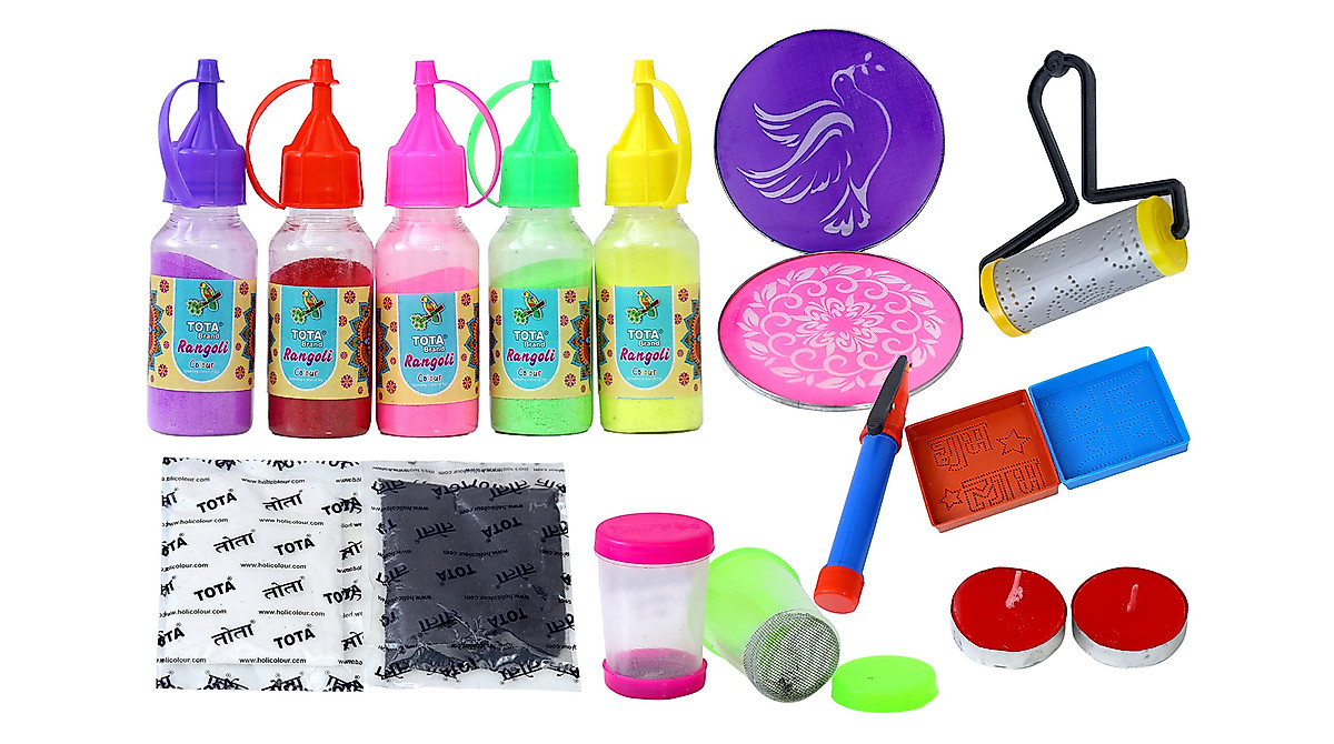 TOTA Rangoli Kit - Craft Stunning Designs Easily