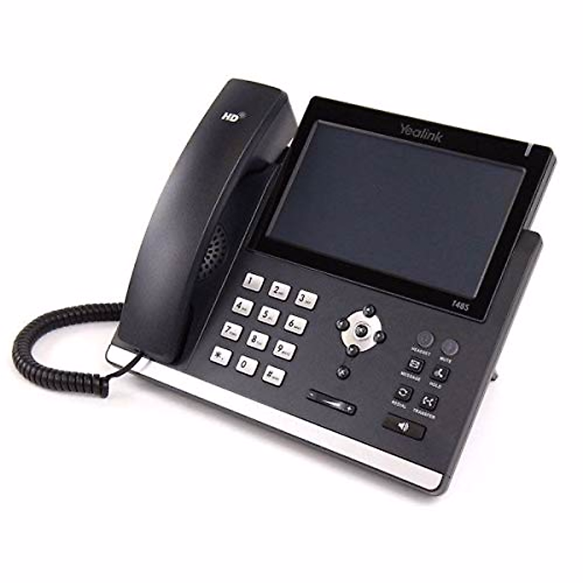 Yealink T48S IP Phone, 16 Lines. 7-Inch Color Touch Screen Display. USB 2.0, Dual-Port Gigabit Ethernet, 802.3af PoE, Power Adapter Not Included (SIP-T48S).