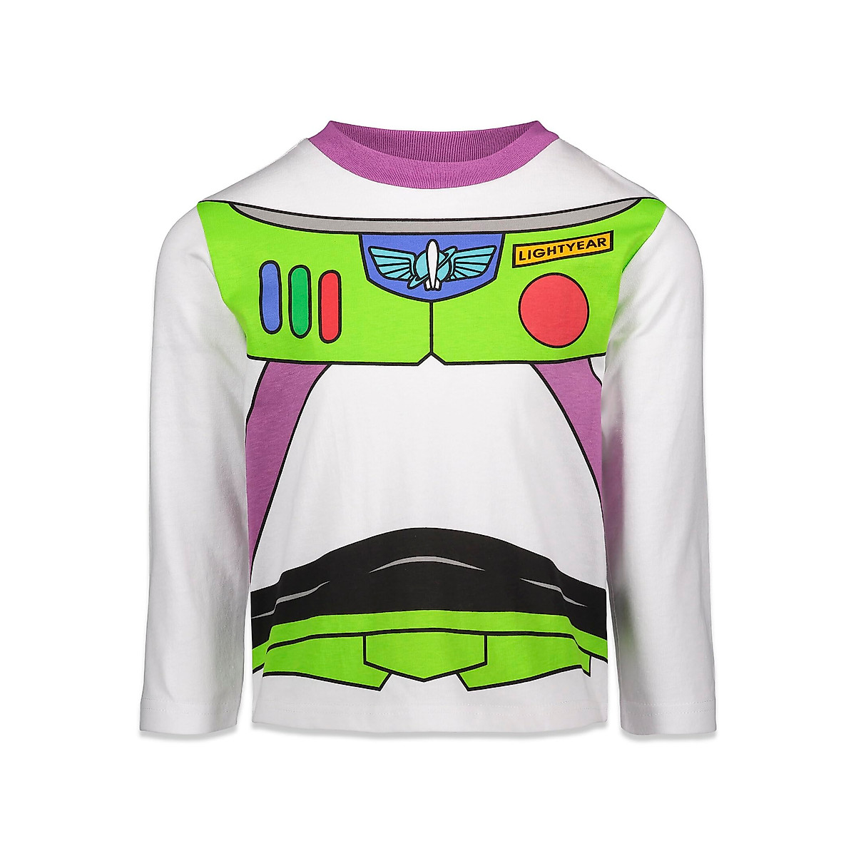 Disney Pixar Toy Story Buzz Lightyear Toddler Boys 2 Pack Graphic T-Shirts Grey/White 4T