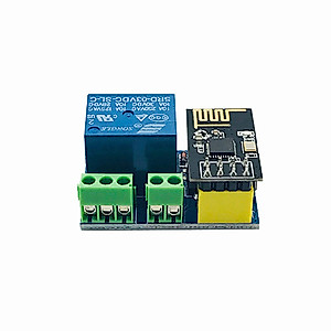 Acxico 2 pcs ESP8266 ESP-01S + 5V WiFi Relay Module Smart Home Remote Control Unlock Board
