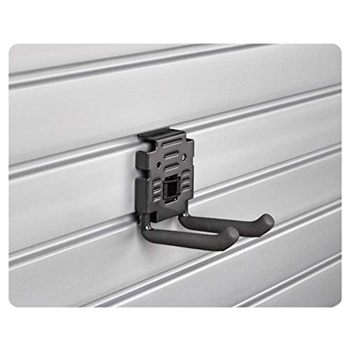 HandIWall Sports Accessory Kit with Locking Bracket Hooks for Slatwall Panel Organization