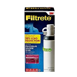 Filtrete Maximum Under Sink Water Filtration System 3US-MAX-S01