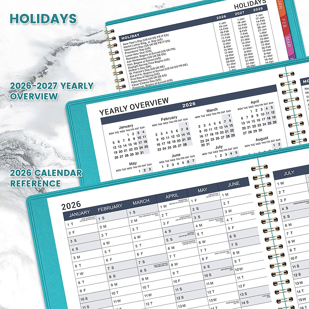 Weekly Appointment Book 2023 - Daily Hourly Planner 2023, January 2023- December 2023, 8.4" x 10.6", 15-Minute Interval, Flexible Soft Cover, Twin-Wire Binding, Perfect for Your Life
