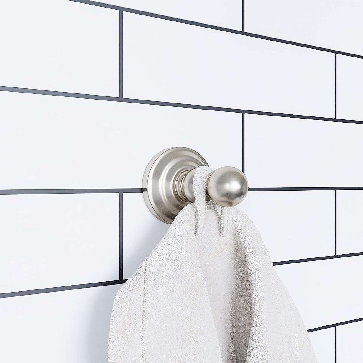 Design House 538389 Calisto Robe Hook, Satin Nickel, One Size