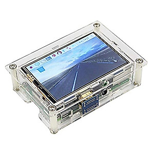 DIGISHUO 3.5 Inch HDMI LCD Screen for Raspberry Pi 4B 3B 2B | Display 480x320 Screen | with Dedicated Transparent Case |HDMI| Pen | Disc